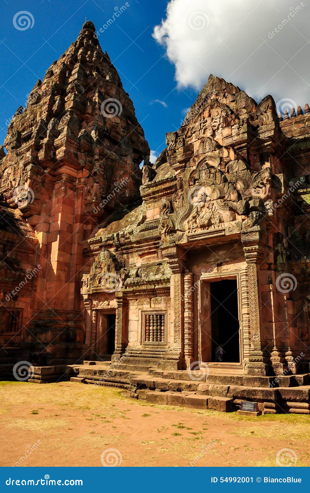 Phanom Rung, Khmer Ancient Temple Stock Image - Image of buriram ...