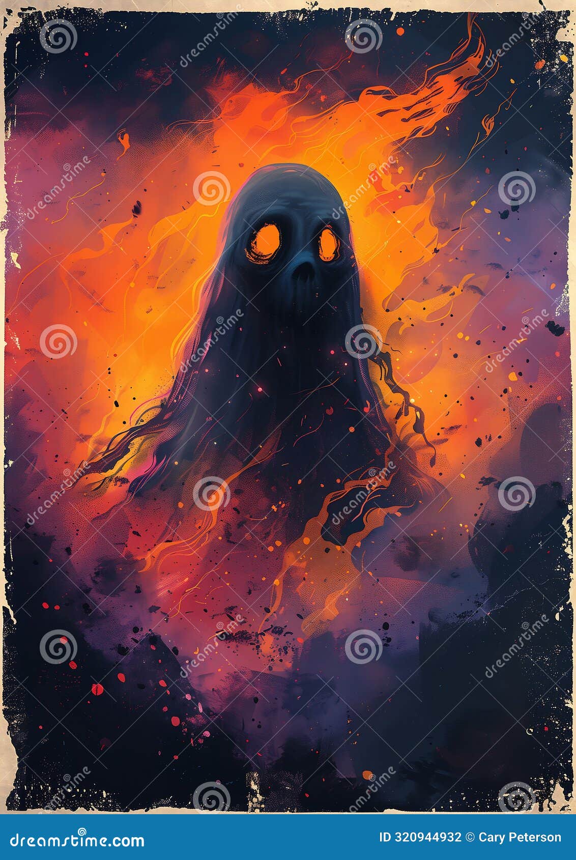 Phantasmal Rhythms: a Haunting Portrait of a Ghostly Disco in Th Stock ...