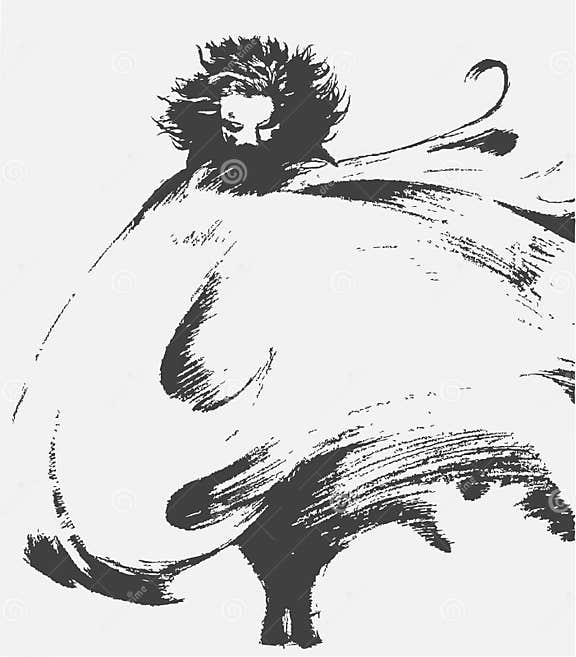 Phantom stock vector. Illustration of evil, ghost, prowl - 9416646