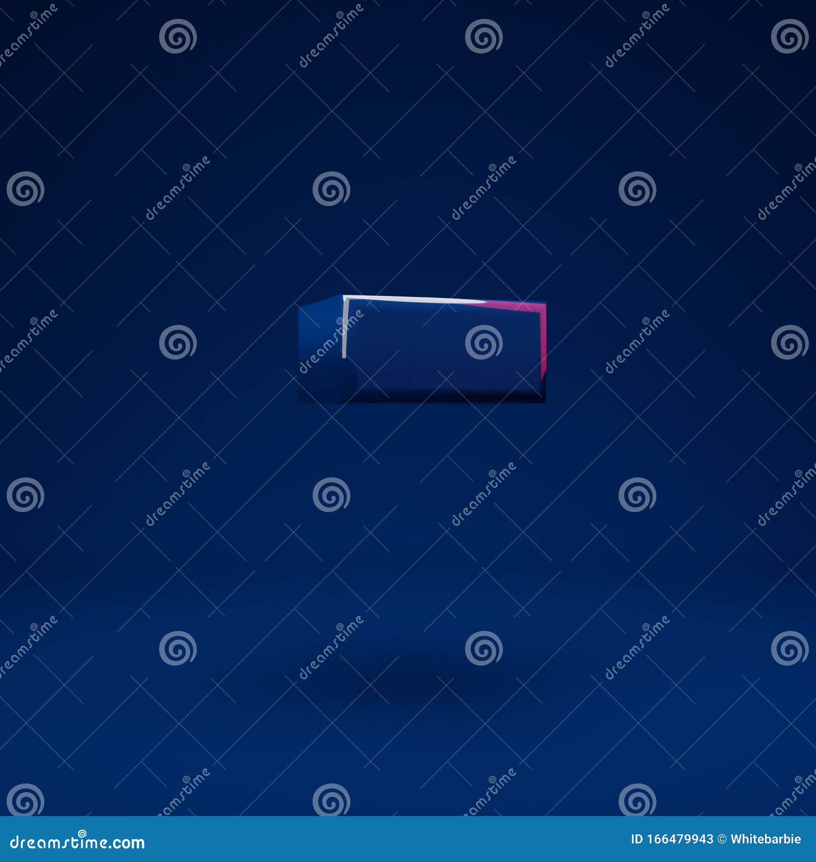 Phantom Blue 3d Min-symbool Stock Illustratie - Illustration of ...