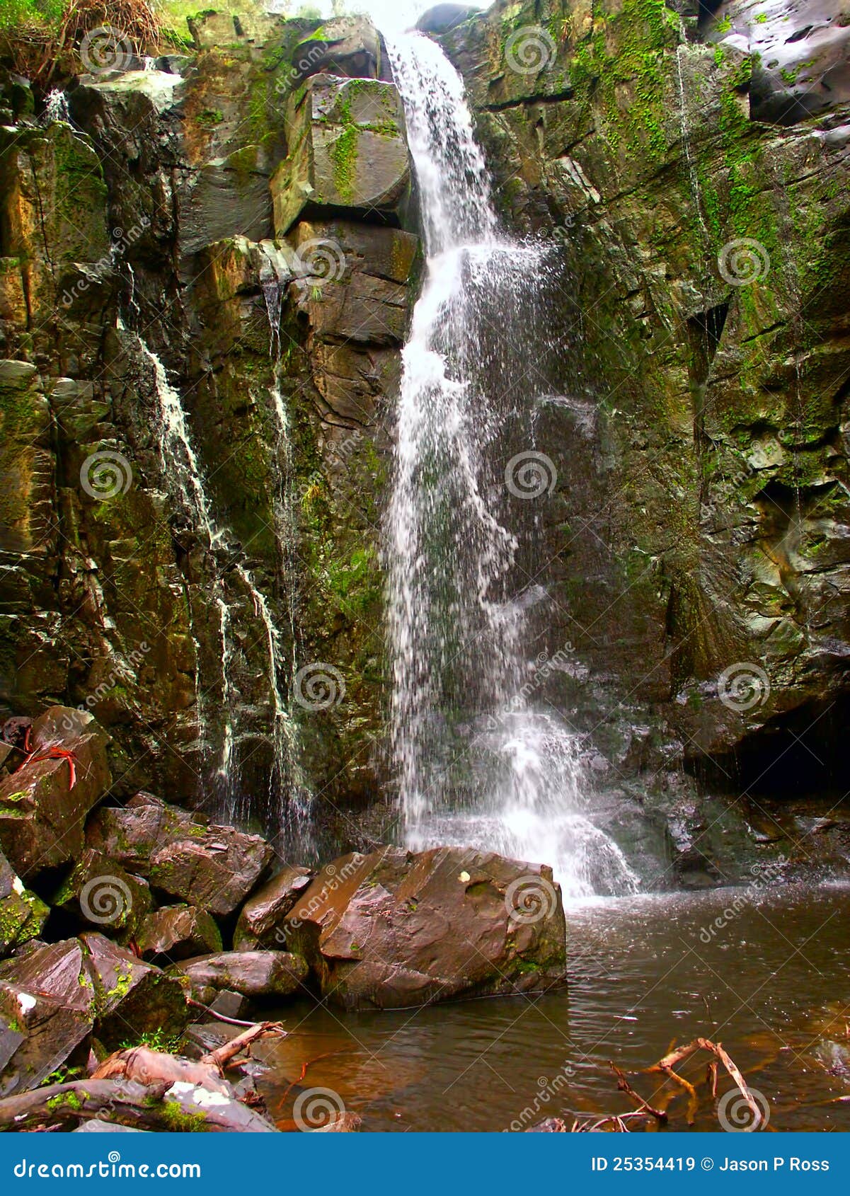 Phantom Falls in Victoria Australia Stock Image - Image of aussie ...