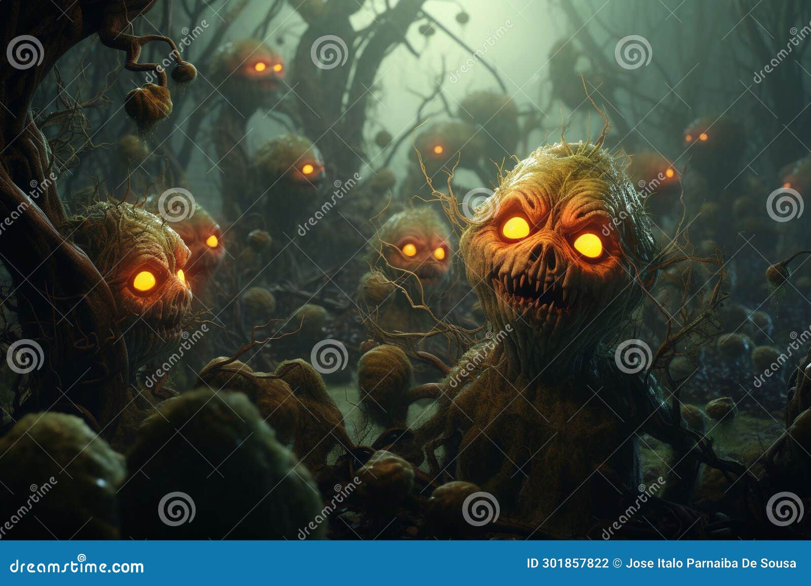 Phantom Forest Creatures Phantom Creatures Stock Illustration ...