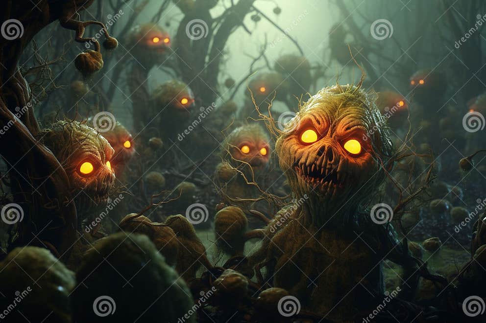 Phantom Forest Creatures Phantom Creatures Stock Illustration ...