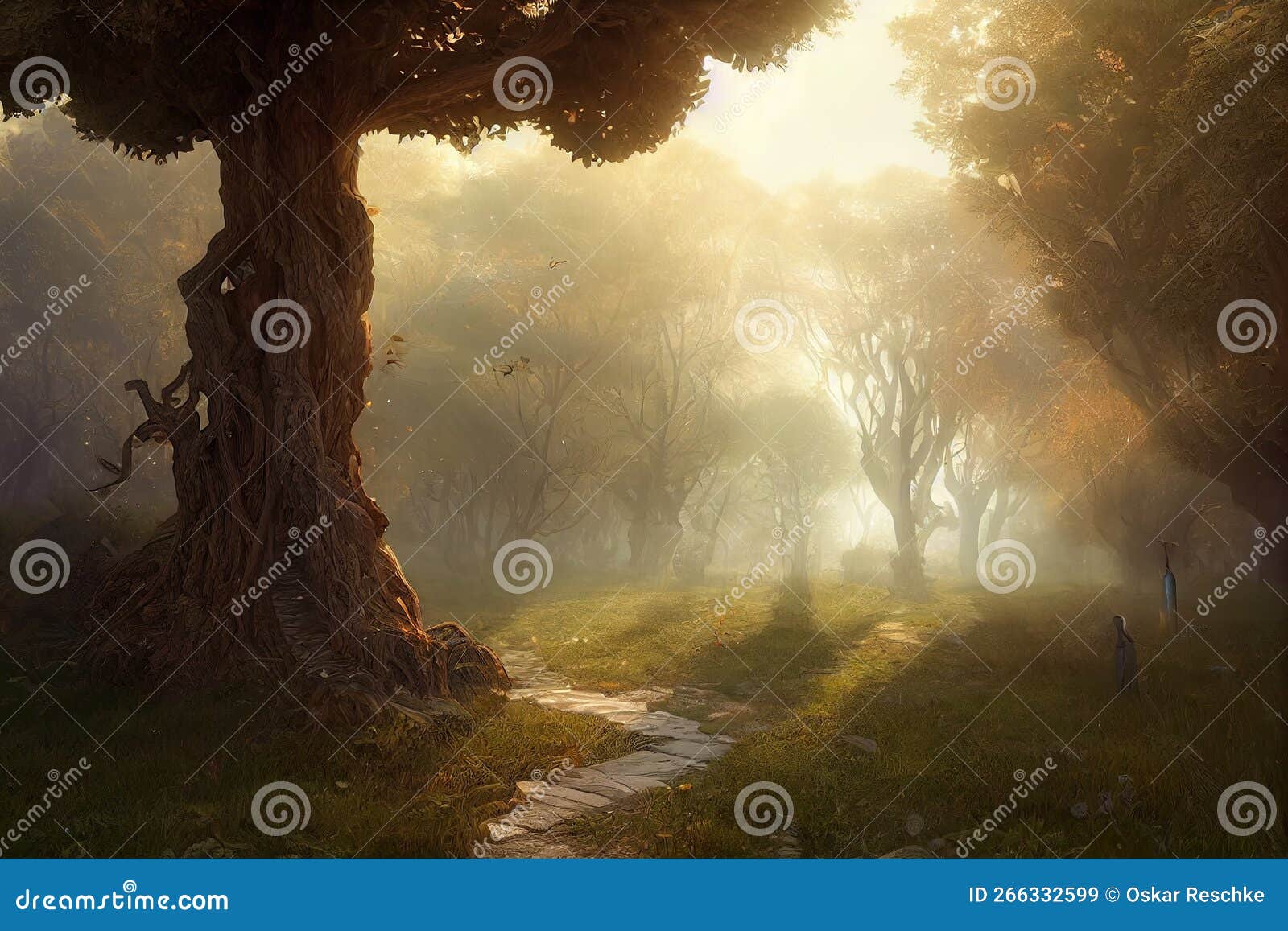 Phantom Tree - Generative AI Stock Illustration - Illustration of ...