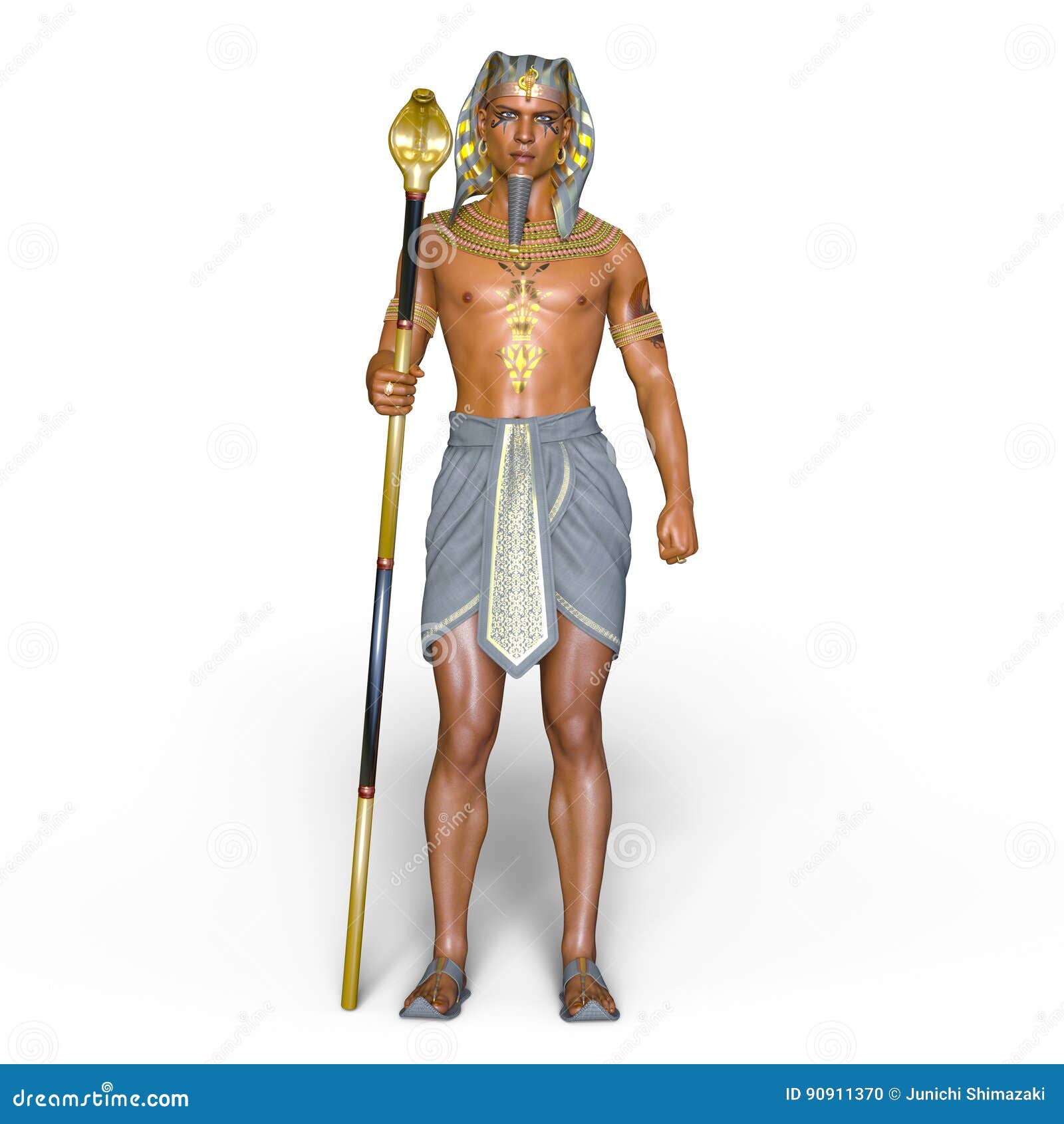 Pharao stock abbildung. Illustration von könig, ägypten - 90911370