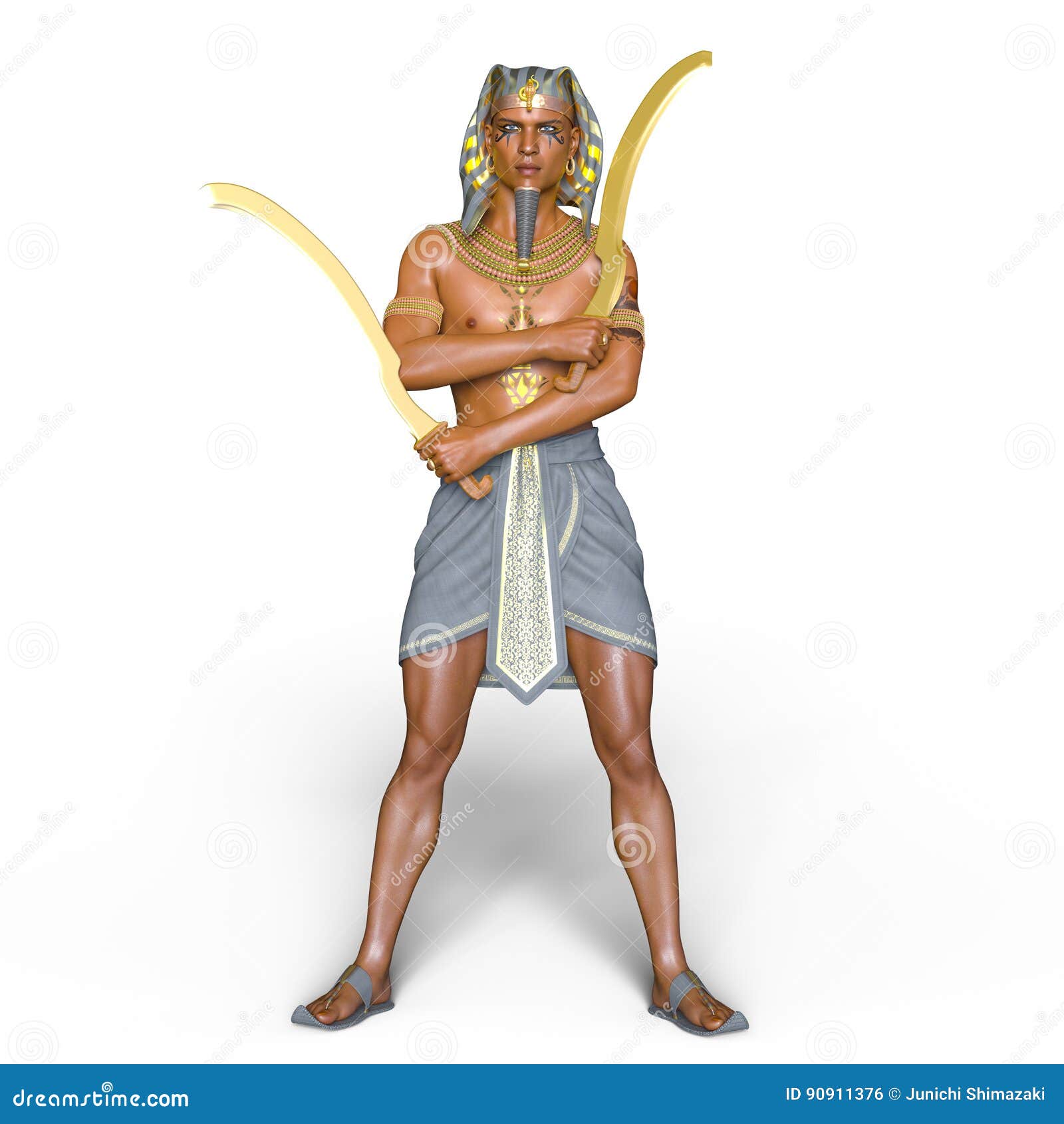 Pharaoh stock illustration. Illustration of ancient, times - 90911376