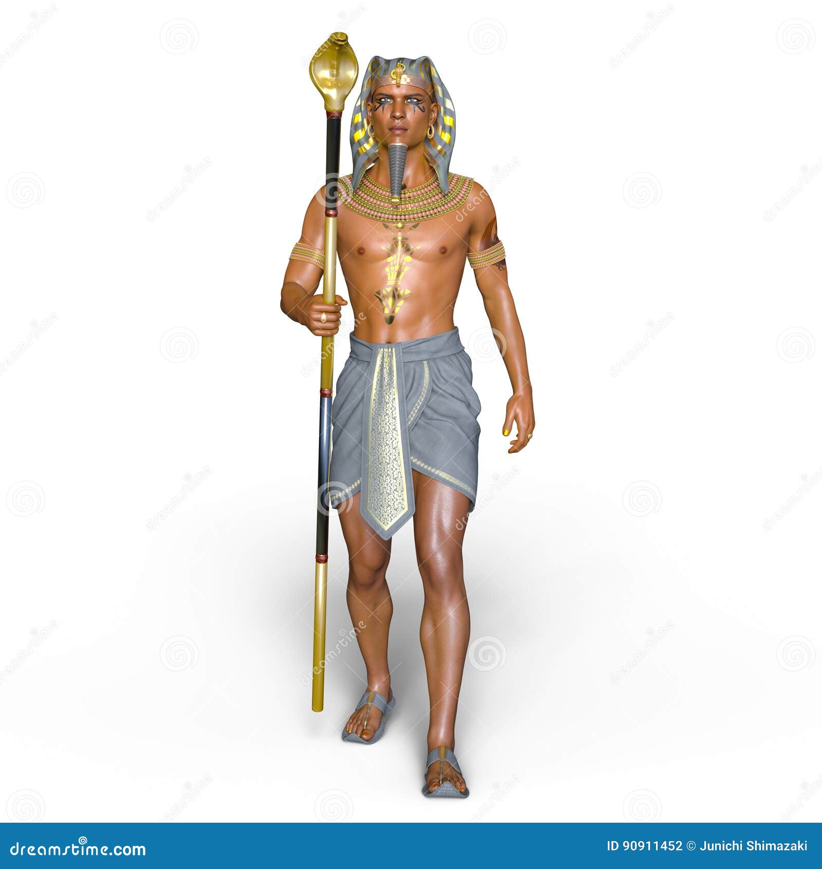 Pharaoh stock illustration. Illustration of king, history - 90911452