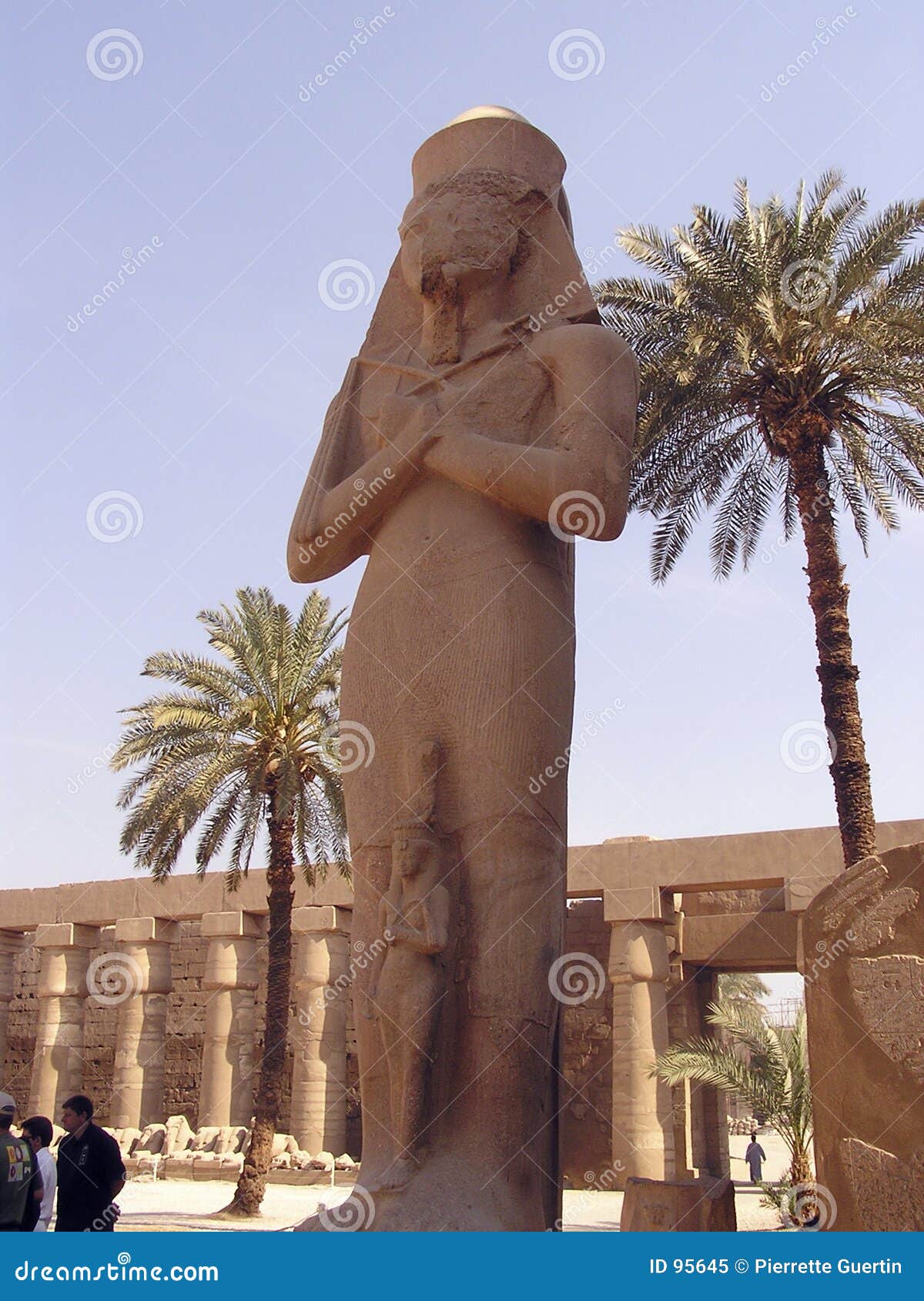 Pharaoh at Karnak temple 1 stock image. Image of egypt, africa - 95645