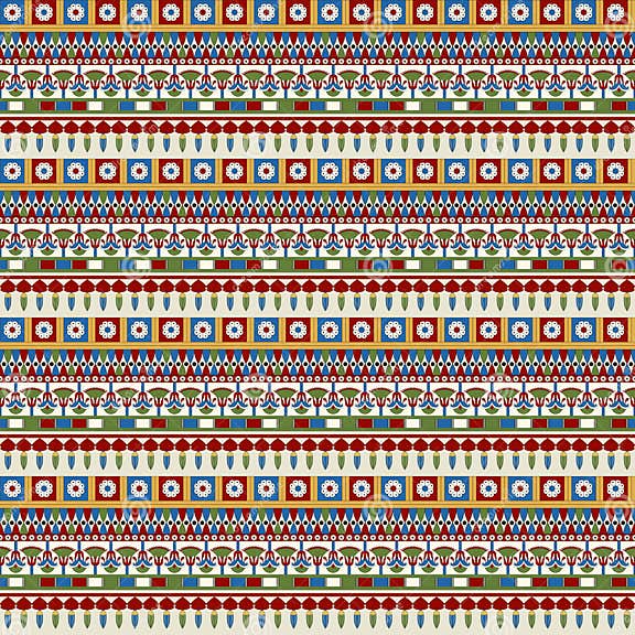 Pharaoh pattern 12 stock vector. Illustration of decorative - 274406884