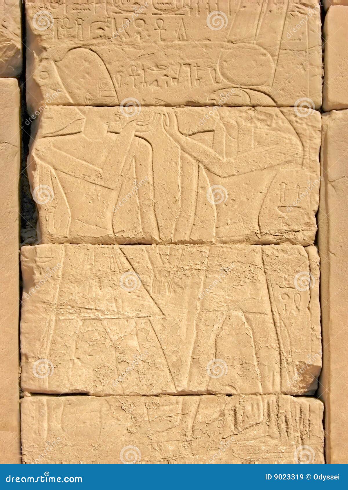 Pharaoh Ramses and the Sun God Ra Stock Image - Image of middle ...