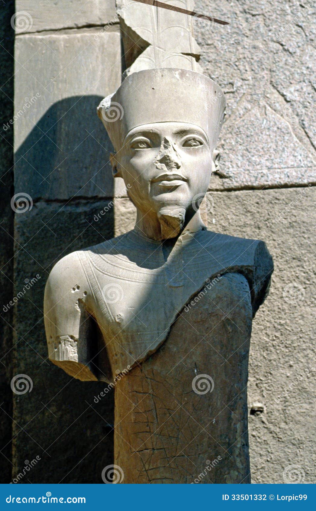 Pharaoh statue stock photo. Image of ancient, shape, mythology - 33501332