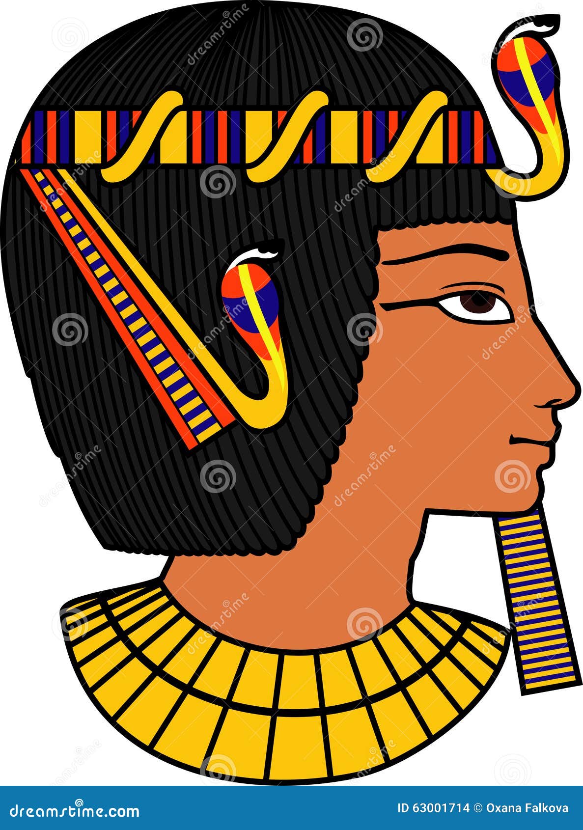 Pharaon illustration de vecteur. Illustration of horus - 63001714