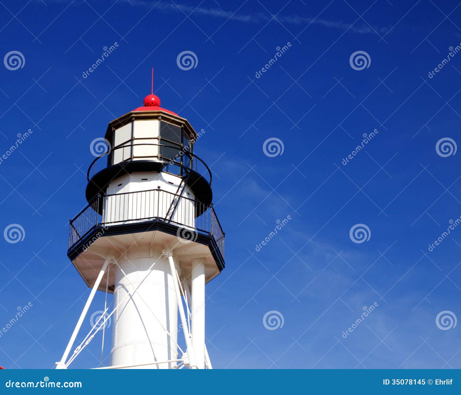 Phare De Point De Poisson à Chair Blanche Image stock - Image du ...