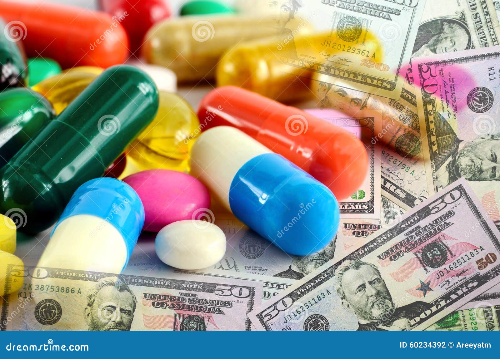 Pharmaceutical Business Concept. Stock Photo - Image of dose, money ...