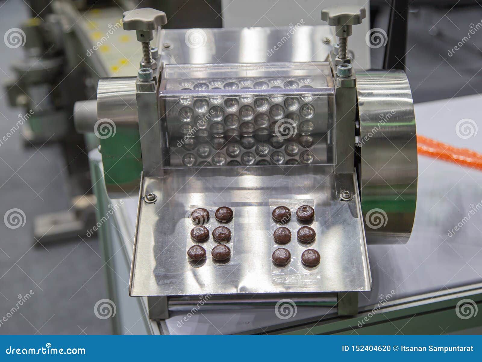 Drug pill pressing machine stock photo. Image of candy - 152404620