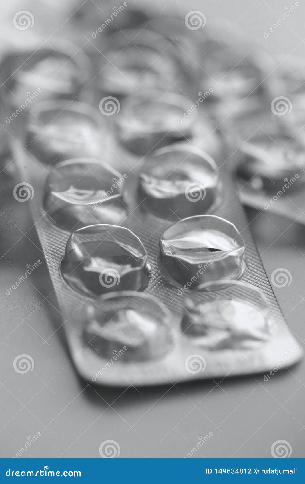 Various pills on the table stock photo. Image of package - 149634812