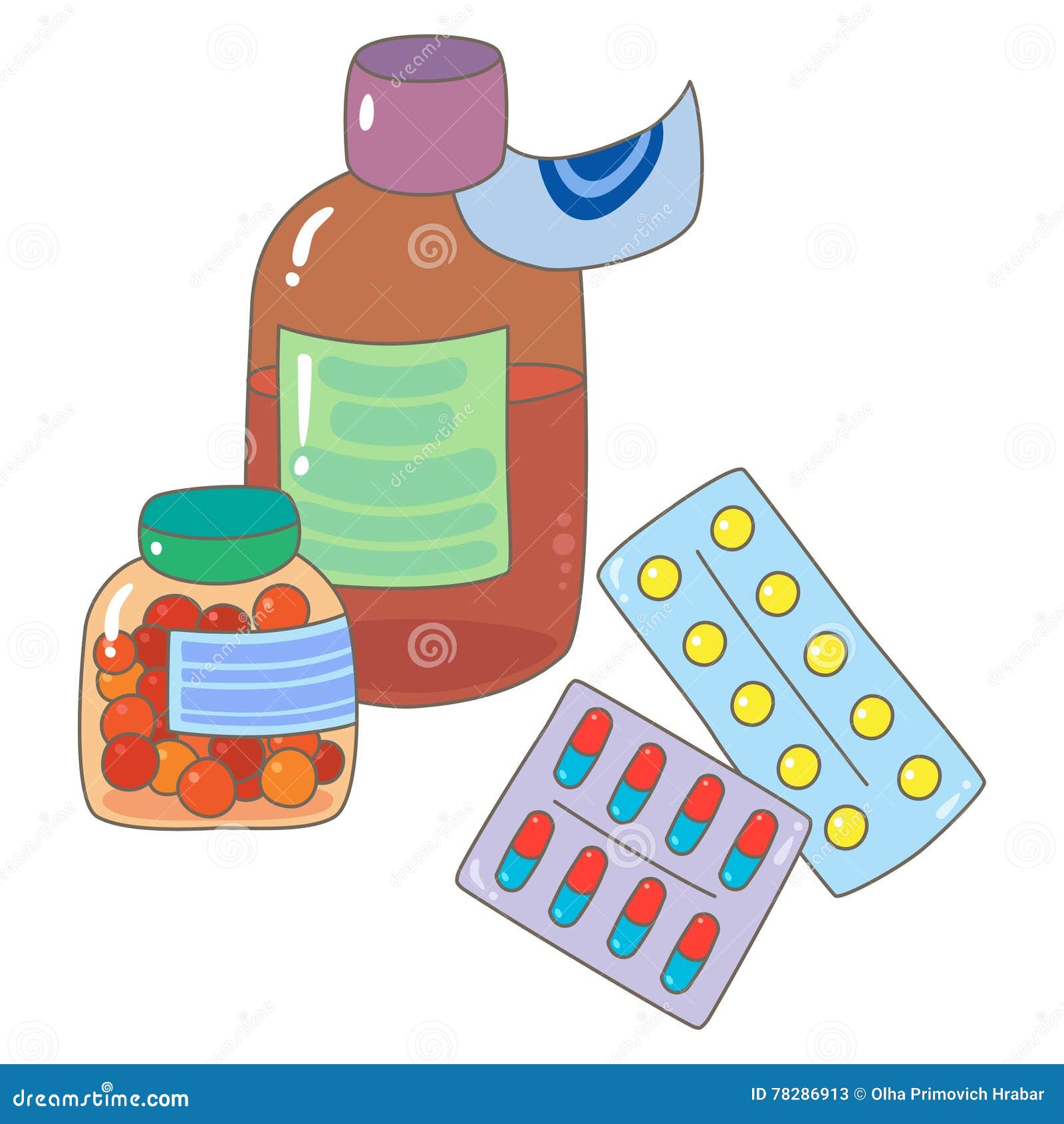 Pharmaceutical drugs stock vector. Illustration of package - 78286913
