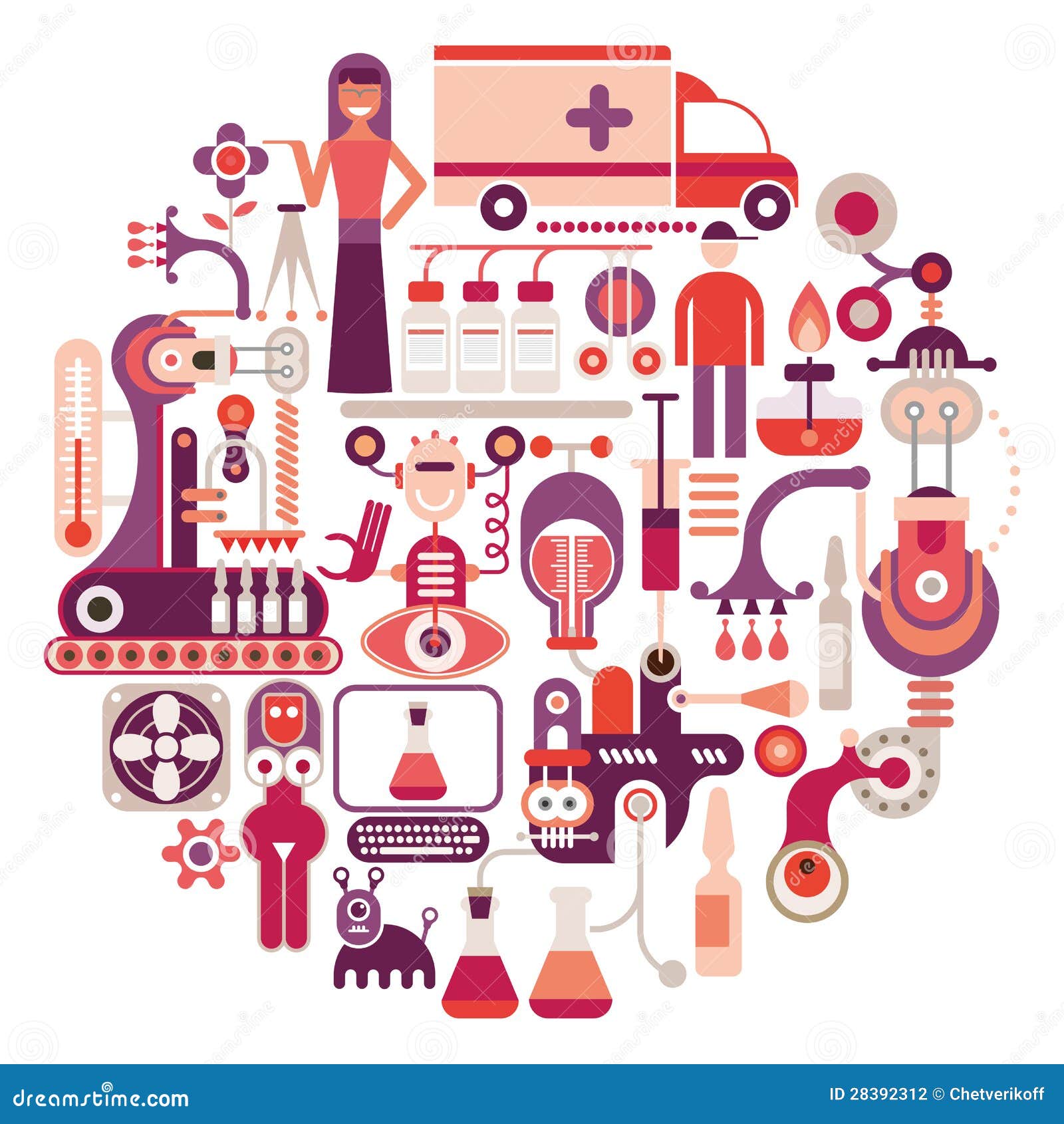 Pharmaceutical Factory - Vector Illustration | CartoonDealer.com #28358548 Pharmaceutical Factory - Vector Illustration | CartoonDealer.com #28358548