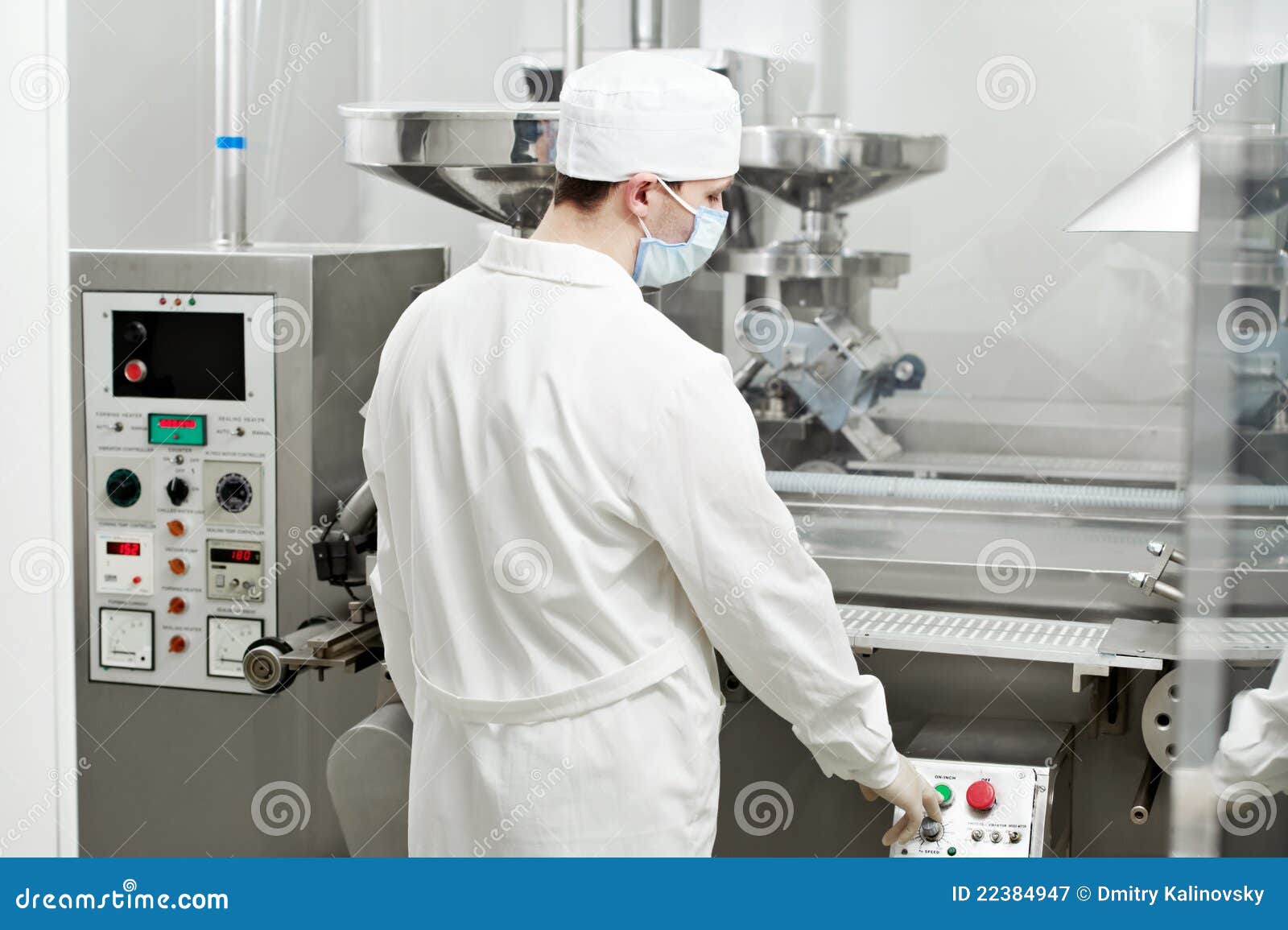Pharmaceutical Factory Worker Stock Image - Image of mechanic ...