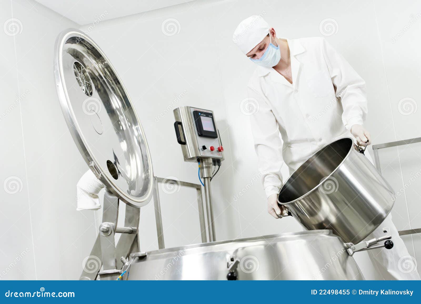 Pharmaceutical Factory Worker Stock Image - Image of fettler ...