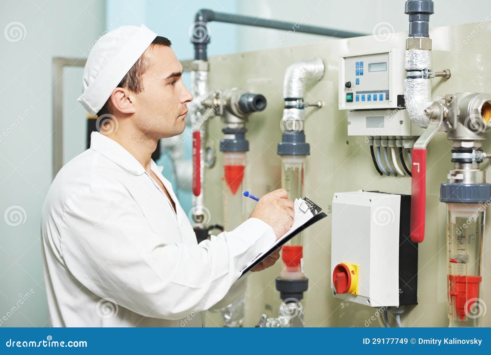 Pharmaceutical Factory Worker Stock Image - Image of engineering ...