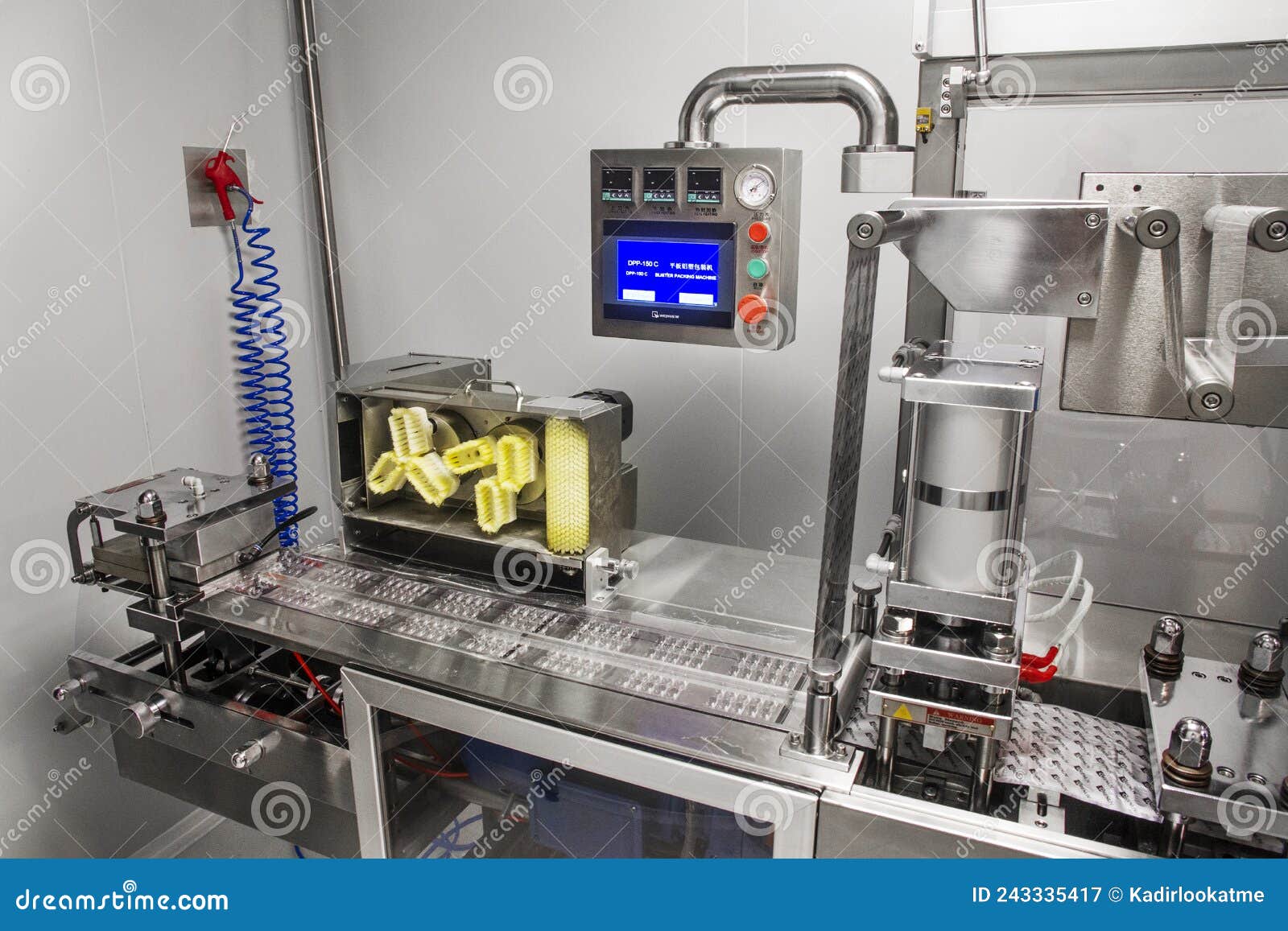 Pharmaceutical Inspection Machine Stock Image - Image of medical ...