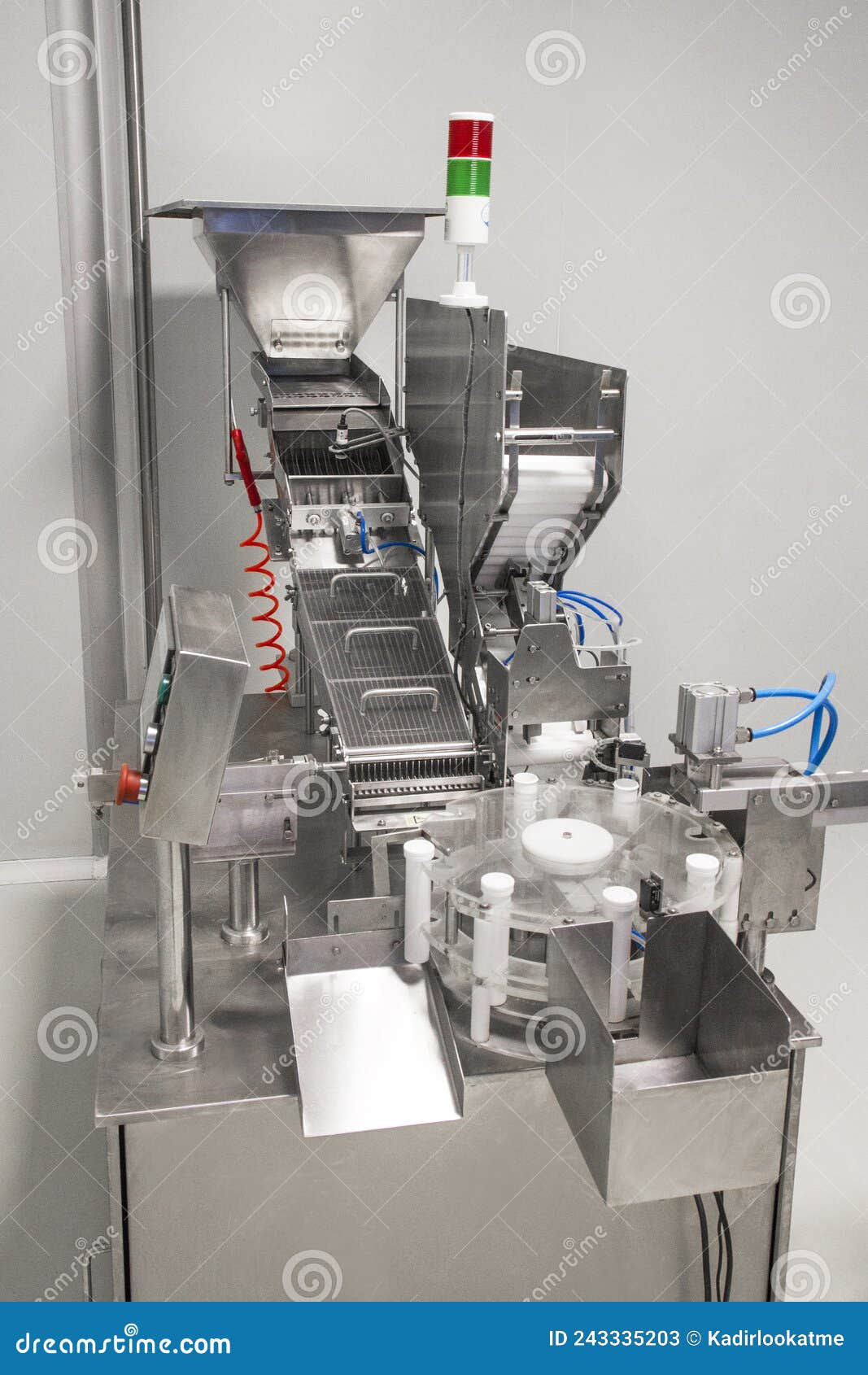 Pharmaceutical Inspection Machine Stock Image - Image of container ...