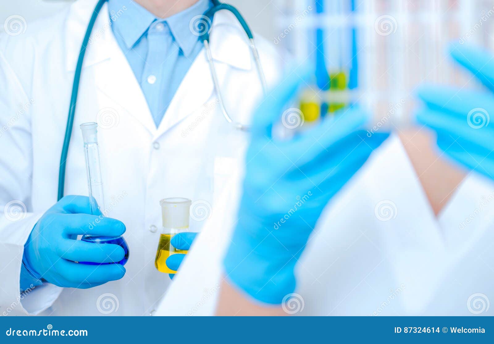 Pharmaceutical Lab Tests stock photo. Image of development - 87324614