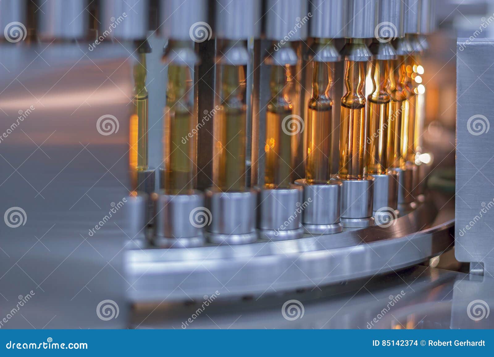Pharmaceutical Optical Ampule/ Vial Inspection Machine Stock Photo ...