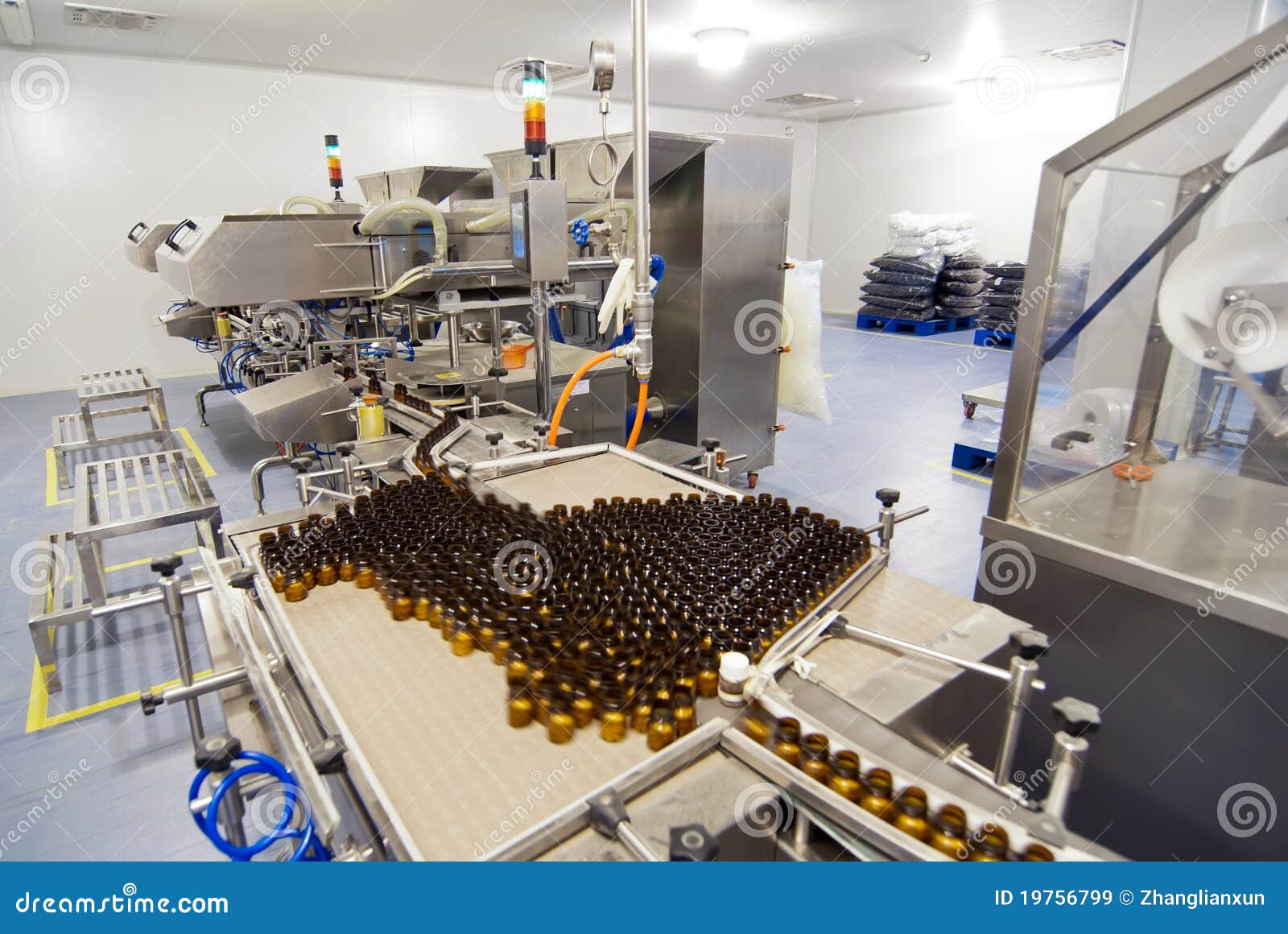 Pharmaceutical plant stock image. Image of including - 19756799