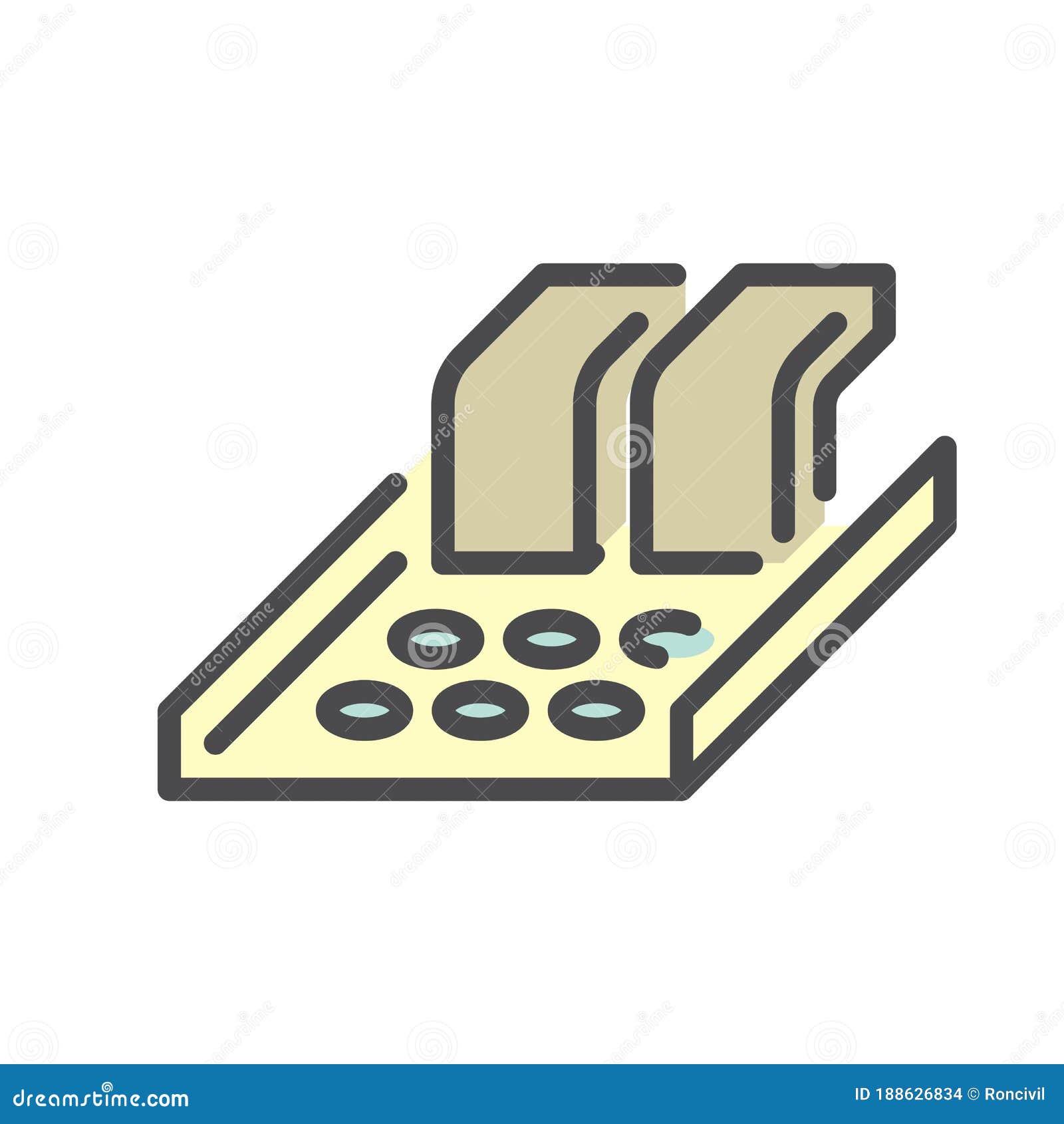 Pharmaceutical Production Icon Stock Vector - Illustration of editable ...