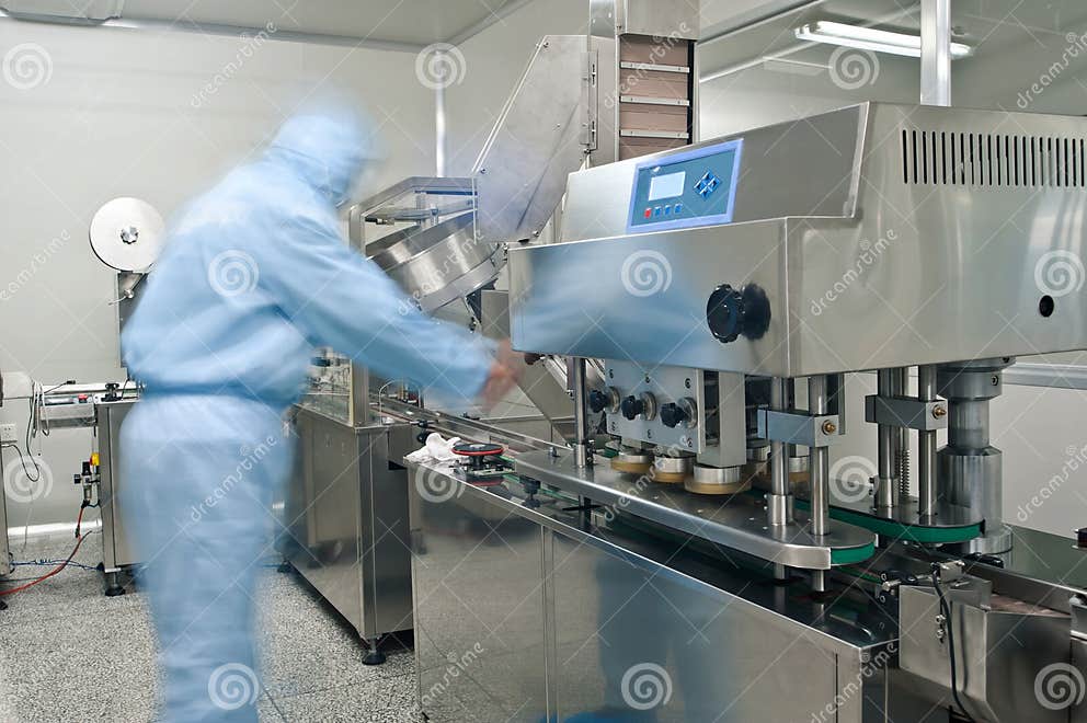 Pharmaceutical Production Line Stock Photo - Image of products, care ...