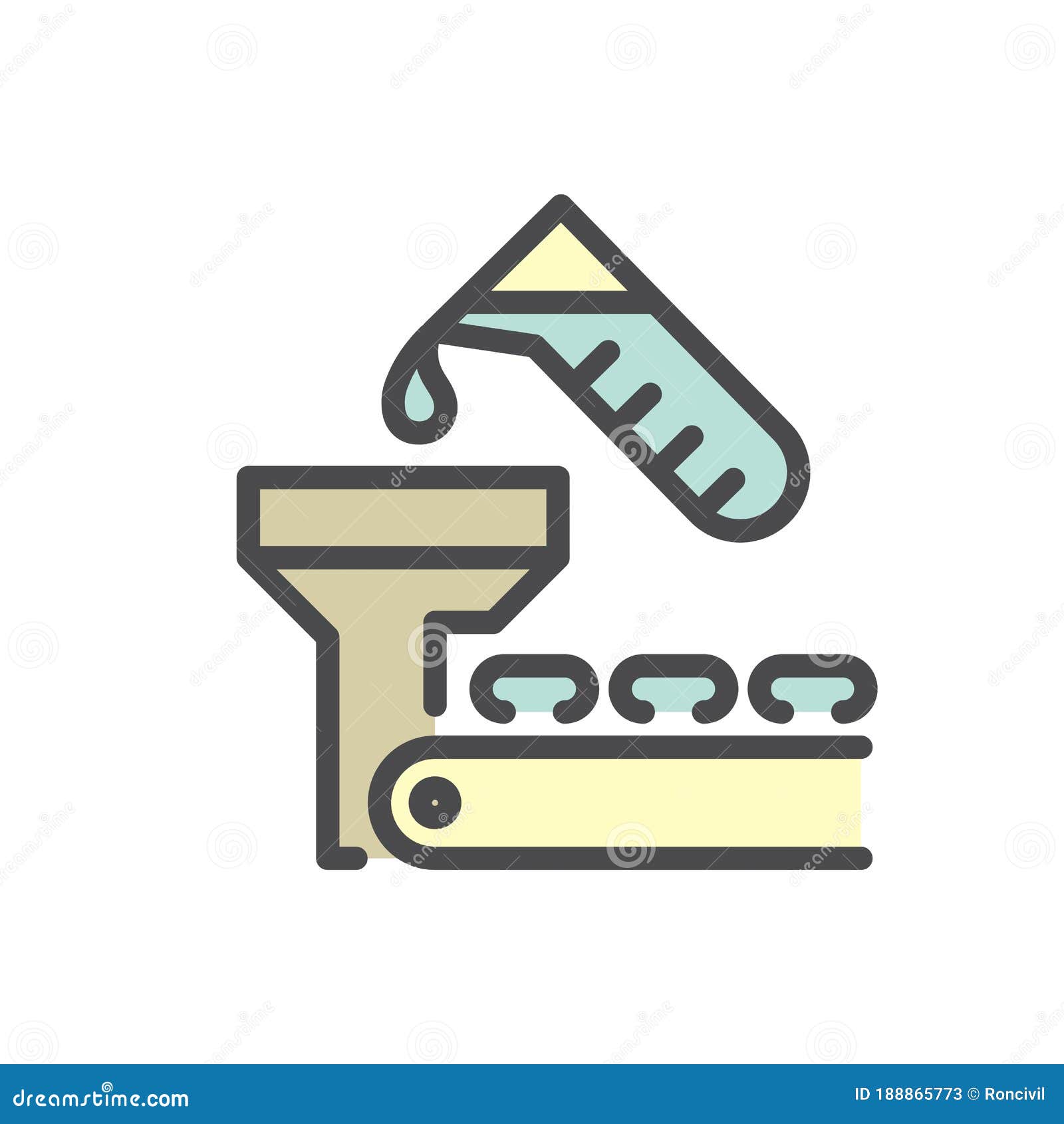 Pharmaceutical Production Icon Stock Vector - Illustration of icons ...
