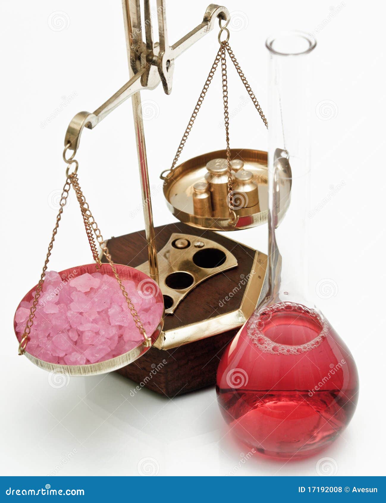 Pharmaceutical Scales and Red Stock Photo - Image of equipment ...