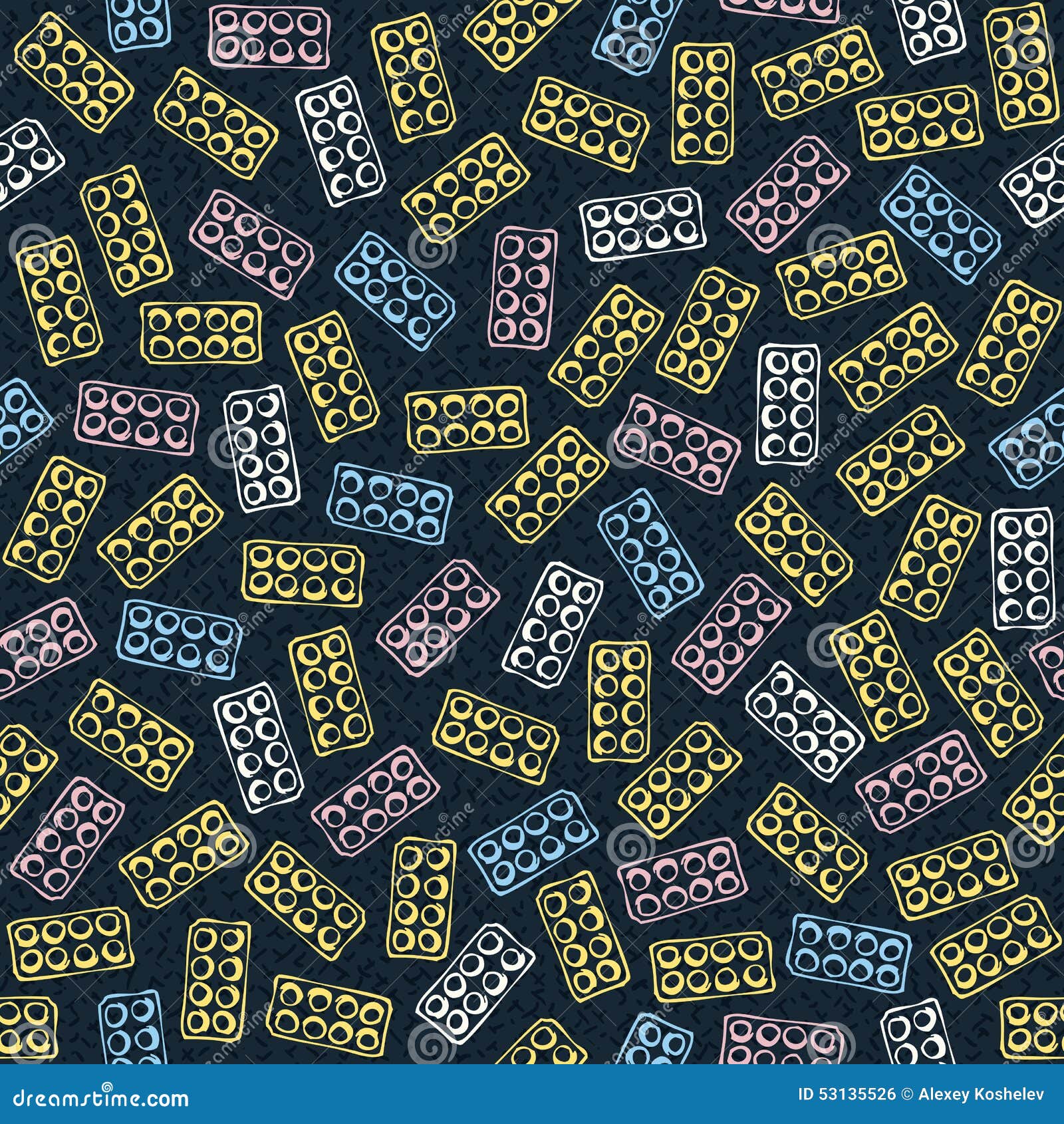 Pharmaceutical Seamless Vector Pattern Stock Vector - Illustration of ...