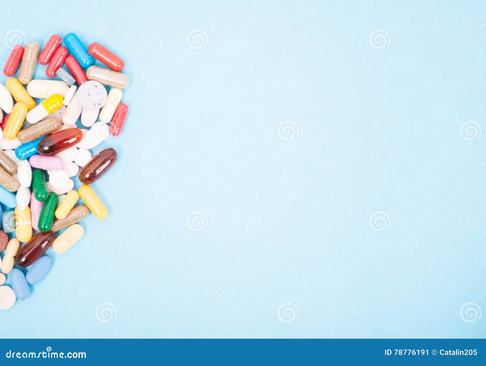Pharmaceutical Tablets and Capsules Stock Image - Image of hospital ...