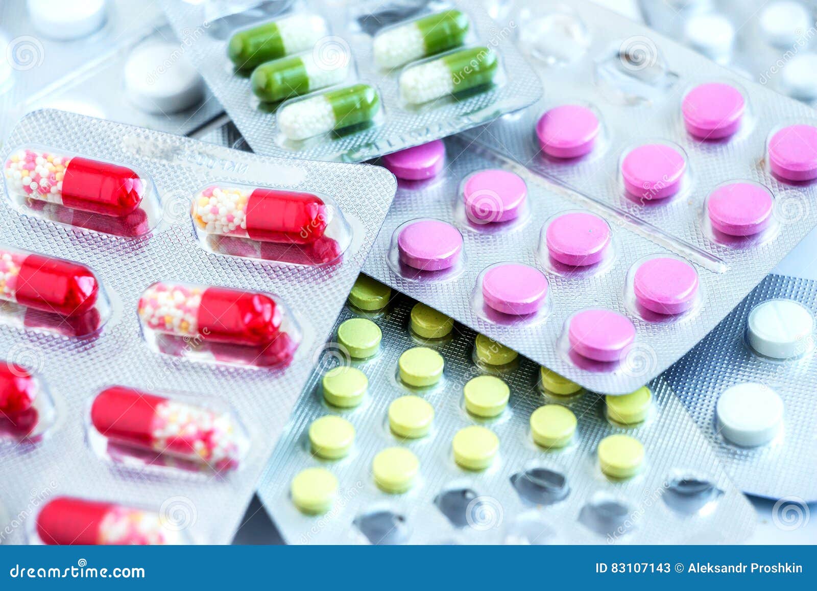 Pharmaceutical Tablets and Capsules Stock Image - Image of abundance ...