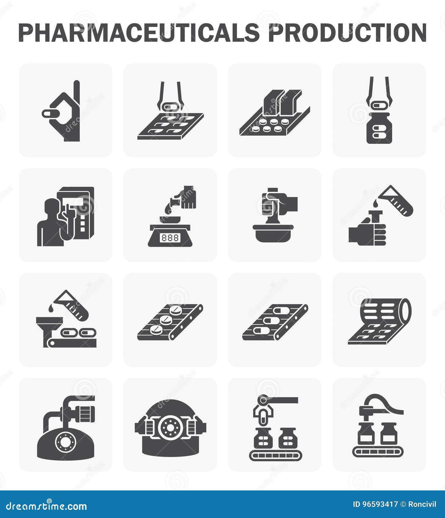 Pharmaceutical vector icon stock vector. Illustration of bottle - 96593417