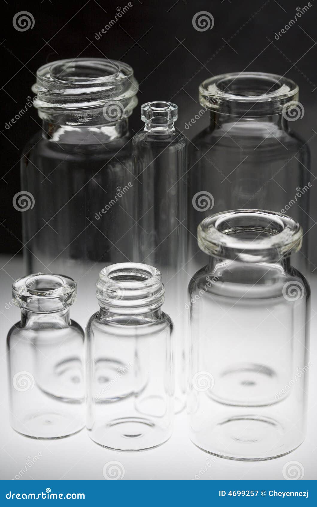 Pharmaceutical White Vials II Stock Image - Image of drug, apothecary ...