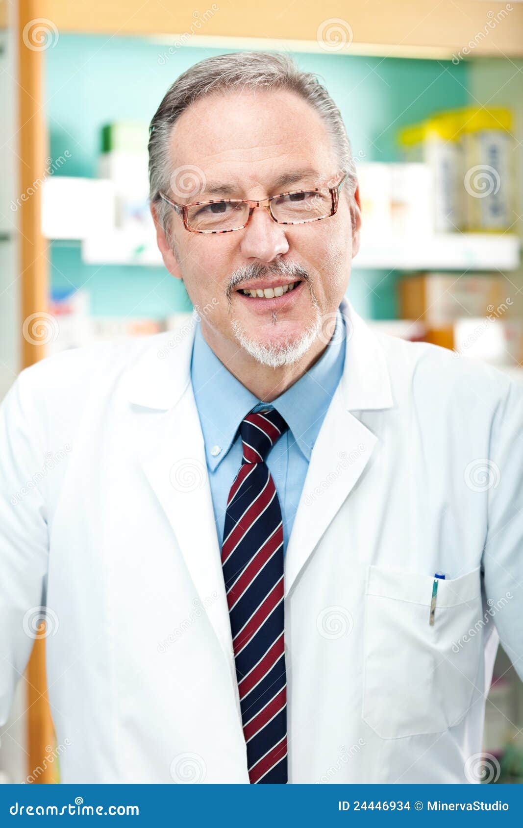 Pharmacist stock photo. Image of apothecary, pharmacy - 24446934