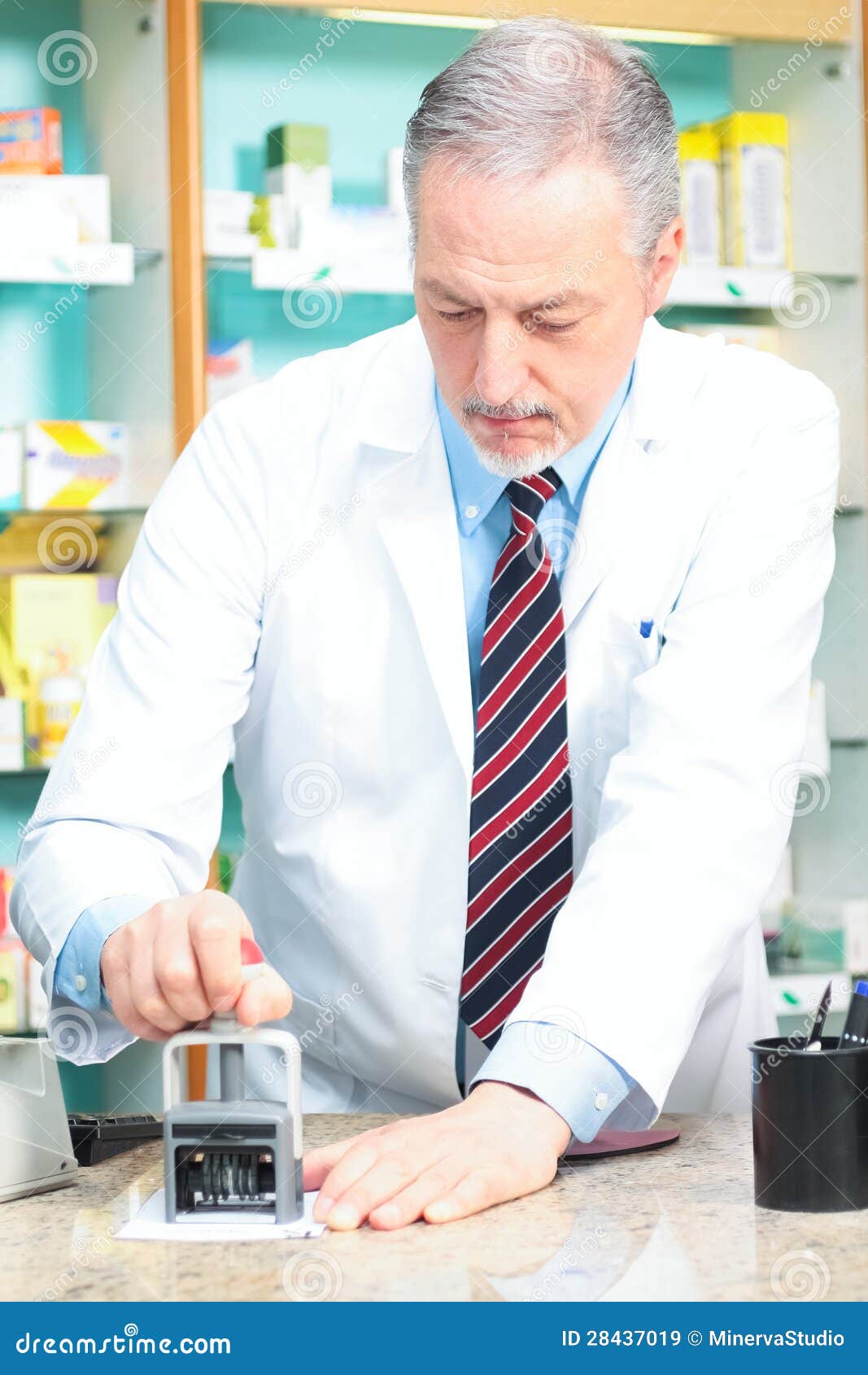 Pharmacist stock image. Image of male, healthcare, medical - 28437019