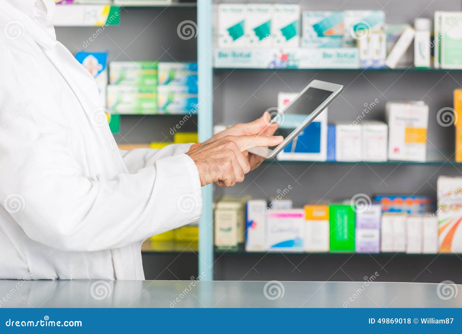 Pharmacist stock photo. Image of medicine, occupation - 49869018