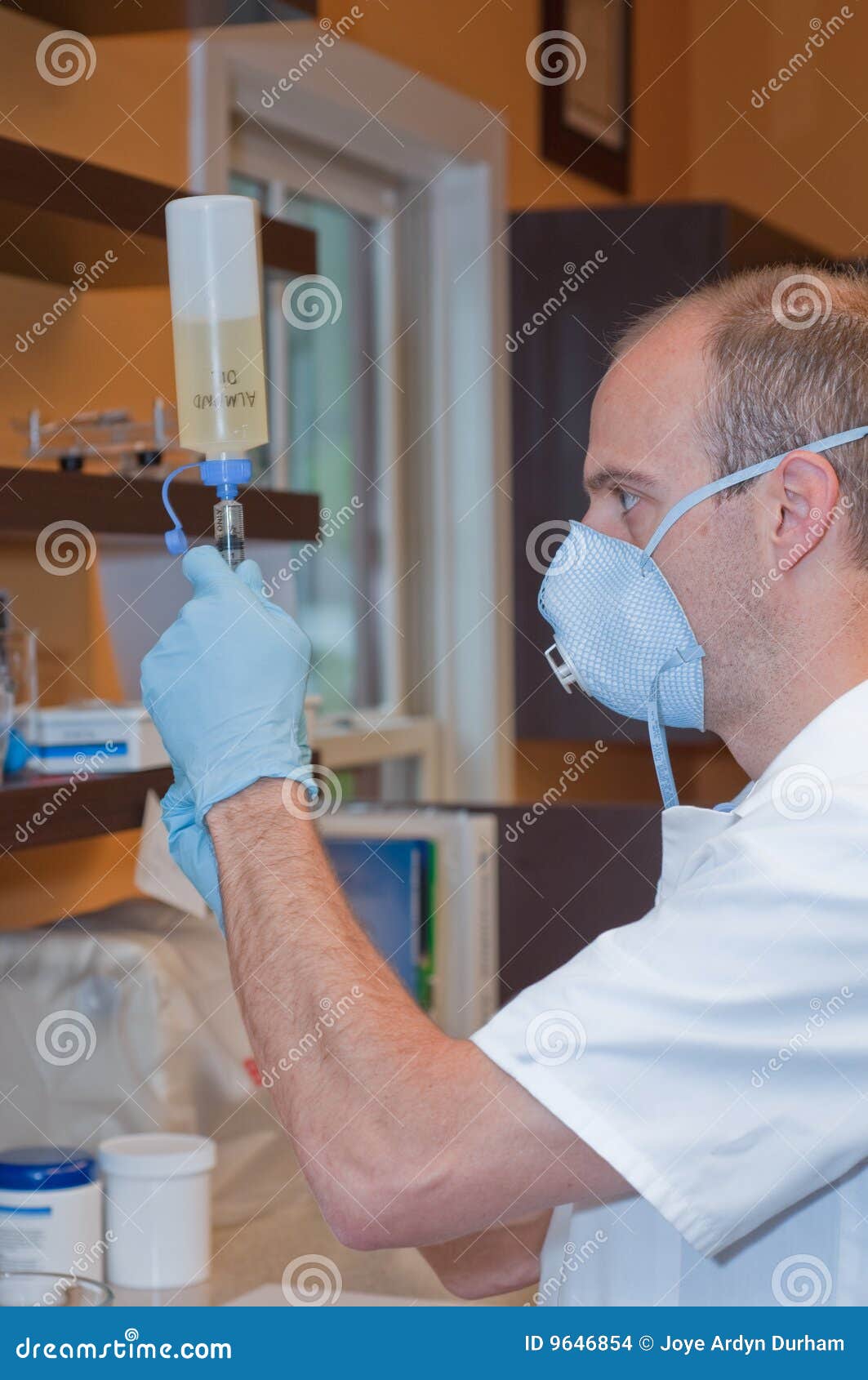 Pharmacist mixing medicine stock photo. Image of profession - 9646854