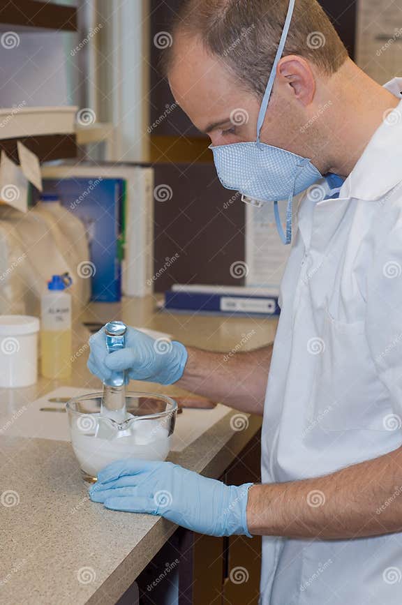 Pharmacist mixing medicine stock photo. Image of chemistry - 9647248
