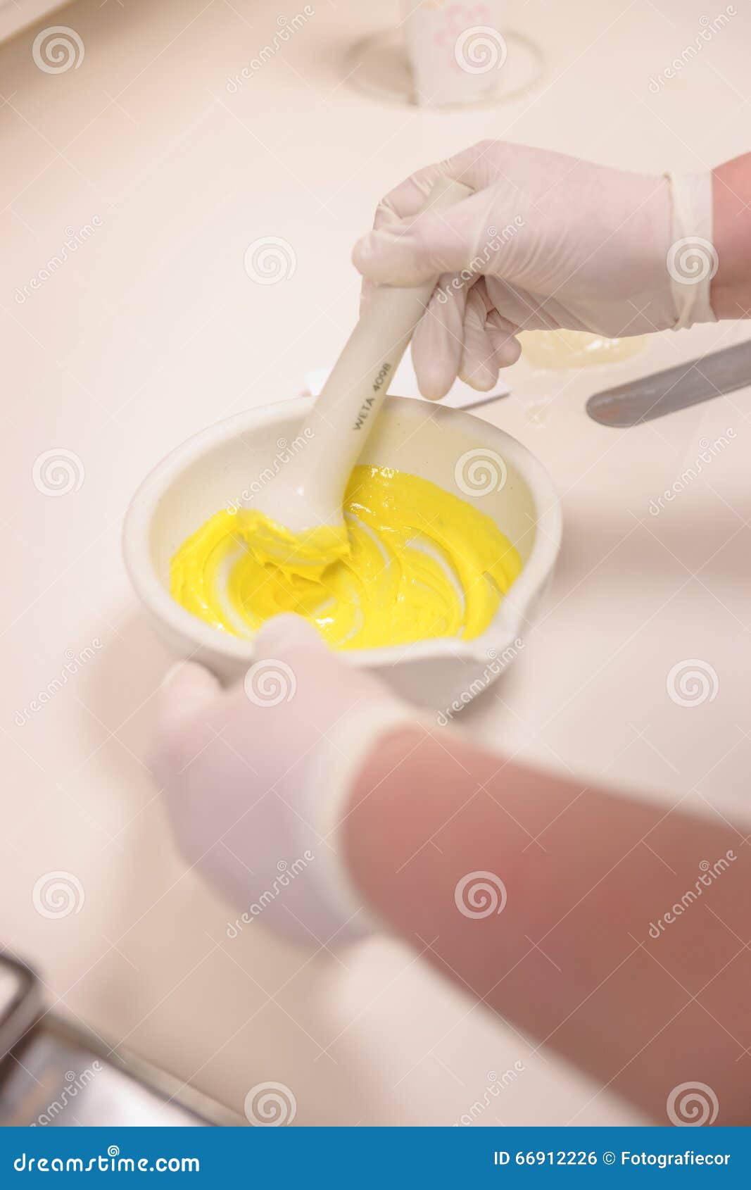 Pharmacist Mixing a Medicine Stock Photo - Image of female, making ...