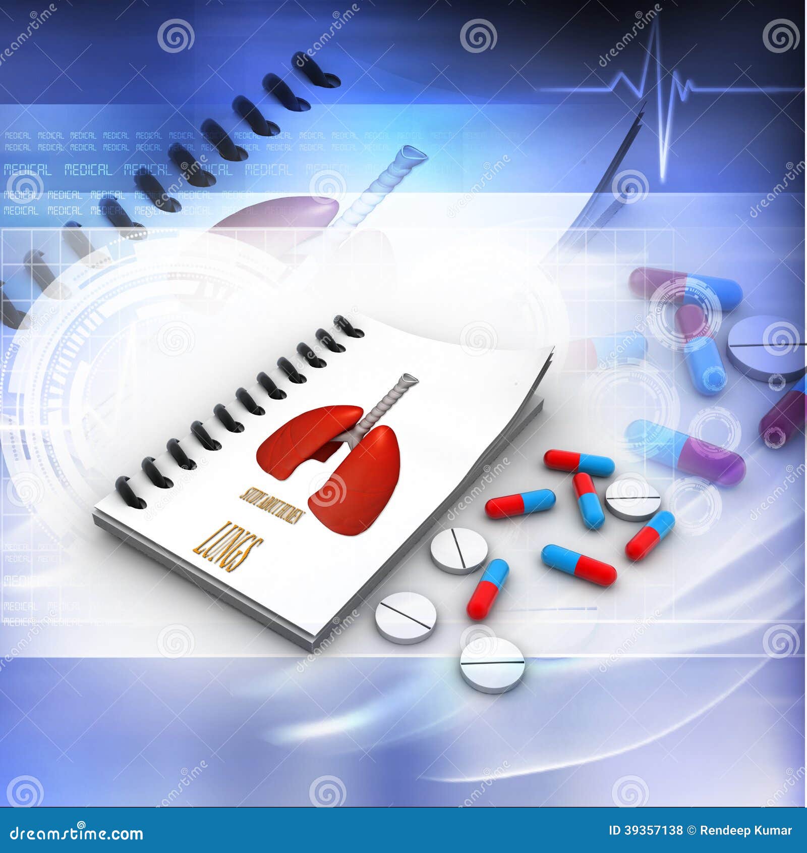 Pharmacist Prescription with Pills Stock Illustration - Illustration of ...