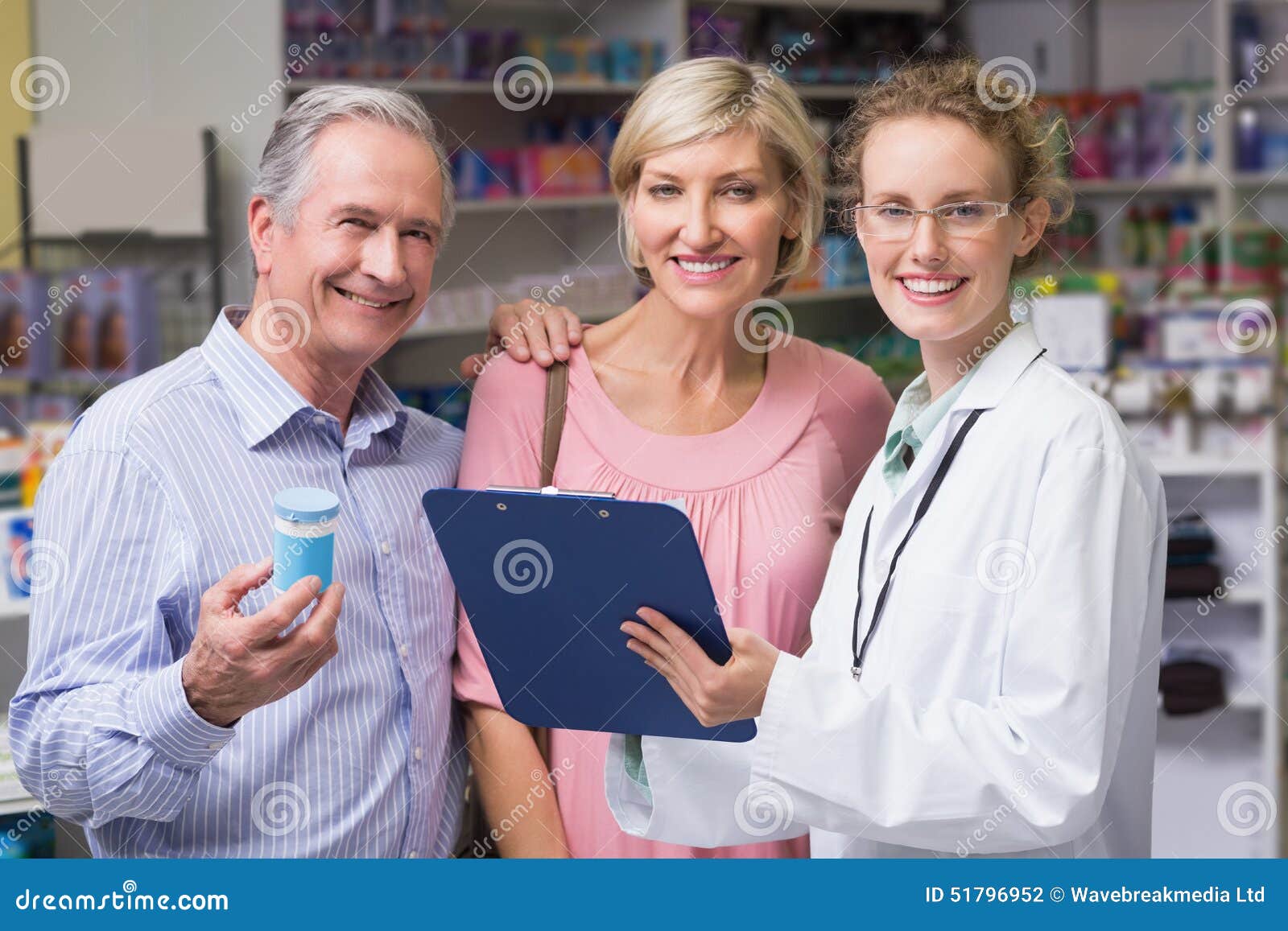 Pharmacist Smiling at Camera Stock Photo - Image of pharmacist ...