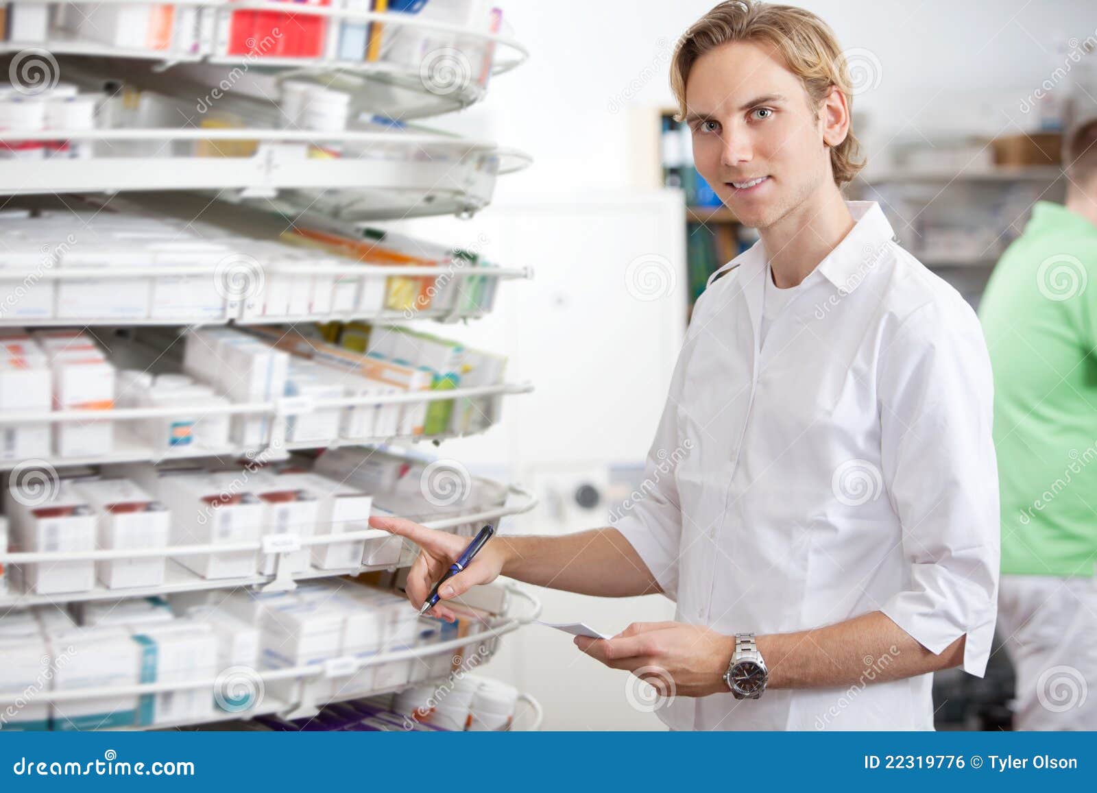 Pharmacist at Work stock photo. Image of pharmacist, horizontal - 22319776