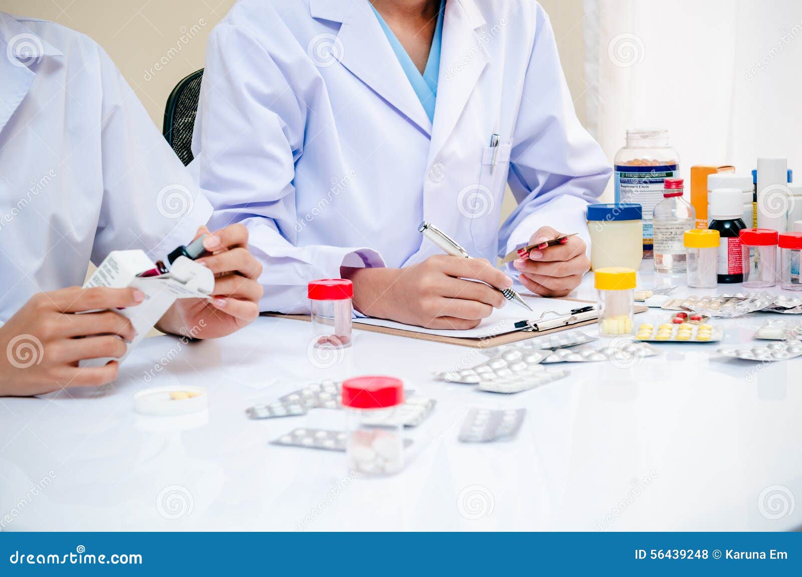 Pharmacists Working in Office Stock Photo - Image of clinic, care: 56439248