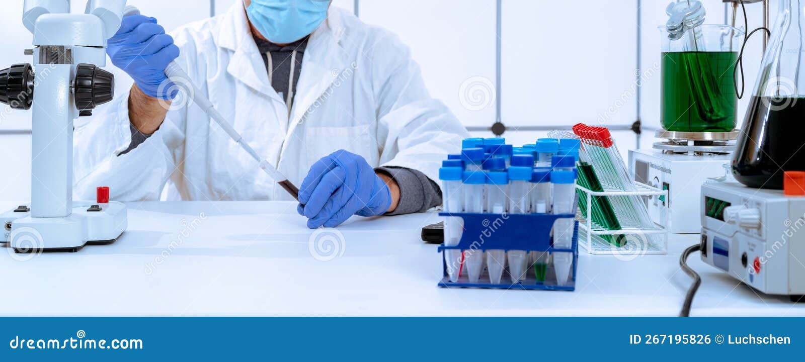 Pharmacological Research in the Laboratory of Medical Stock Photo ...